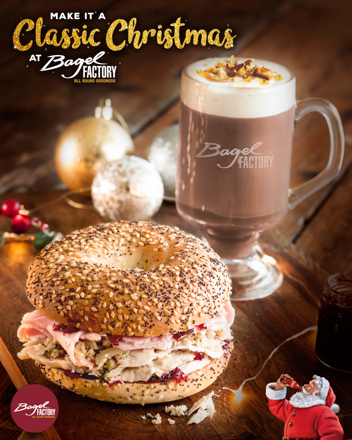 Make It A Classic Christmas | Bagel Factory