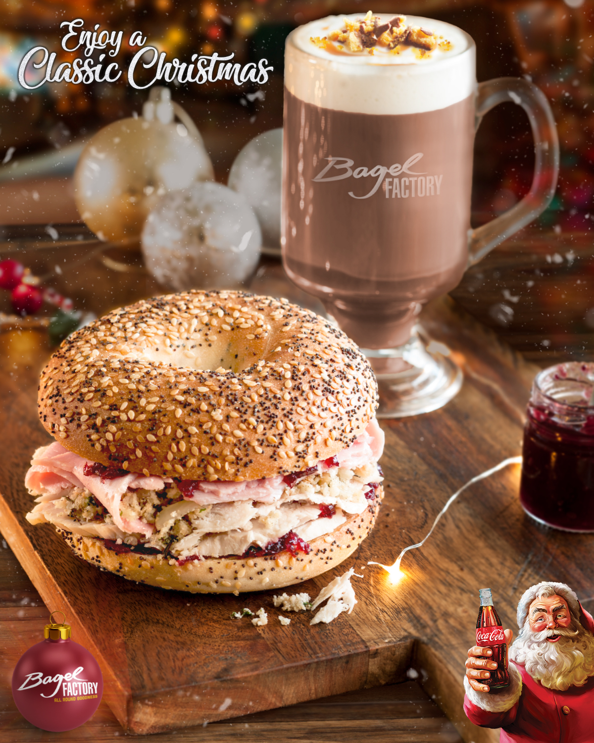 Enjoy a Classic Christmas! - Bagel Factory